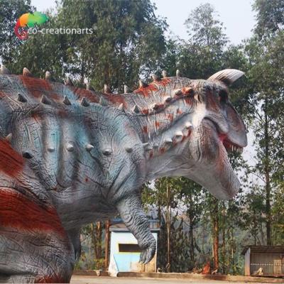 China Animatronic Dinosaur Life Size Dinosaur Model Animatronic Carnotaurus For Amusement Park for sale