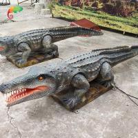 China Water Resistant Animatronic Crocodile Customized Simulation Animals for sale