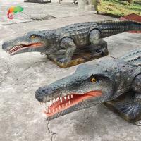China Water Resistant Animatronic Crocodile Customized Simulation Animals for sale