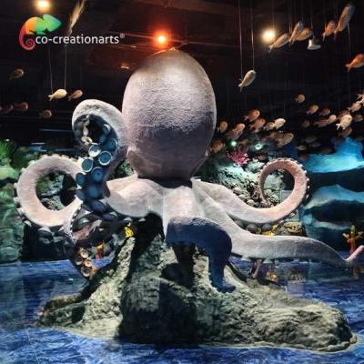 China 2,2 metros de estatua Animatronic grande del pulpo en venta