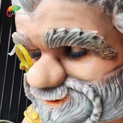 China Outdoor Decor Custom Made Animatronics Metal Frame Giant Character for sale