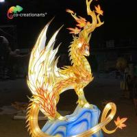 China Mythical Creature Western Dragon Lantern 220V for sale