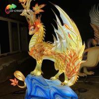China Mythical Creature Western Dragon Lantern 220V for sale