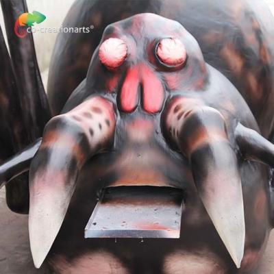 中国 個人化されたカスタム化の遊園地の巨大なアニマトロニクスくも 販売のため
