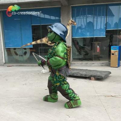China Amusement Park Animatronic Suit Tortoise Costume Adults  Waterproofing for sale