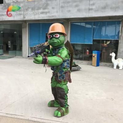 China Amusement Park Animatronic Suit Tortoise Costume Adults  Waterproofing for sale