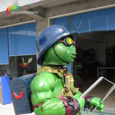 China Amusement Park Animatronic Suit Tortoise Costume Adults  Waterproofing for sale