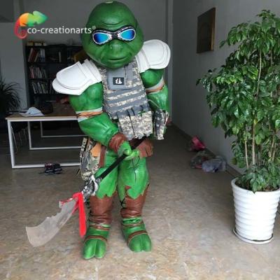 China Amusement Park Animatronic Suit Tortoise Costume Adults  Waterproofing for sale