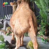 China Artificial Realistic Animatronic Animals Customized Size Camel Controlled Remotely for sale