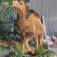 China Artificial Realistic Animatronic Animals Customized Size Camel Controlled Remotely for sale