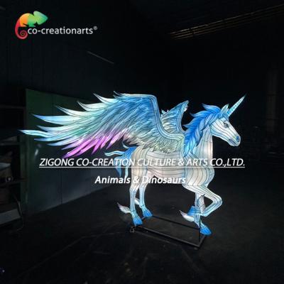 中国 輝く翼のユニコーン彫刻 販売のため