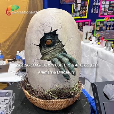 China Mini Interactive Dinosaur Egg With Moving Baby Dinosaur For Museum And Theme Park Displays for sale