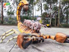 Lifelike Realistic Animatronic Animals Scorpions Fight With Ants Sun Resistance