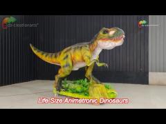 Vida Animatronic vivo do dinossauro do parque temático - tamanho T-rex Animatronic