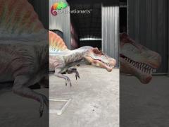 Ζωή θεματικών πάρκων - δεινόσαυροι Spinosaurus ηλεκτρονικό εφέ μεγέθους για την παιδική χαρά λούνα παρκ