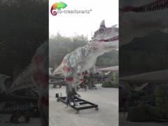 Animatronic Dinosaur Life Size Dinosaur Model Animatronic Carnotaurus For Amusement Park
