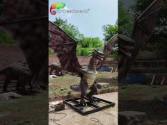 Vita Animatronic gigante d'impermeabilizzazione dei draghi come il drago 110/220V