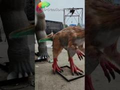 오비랍토르 모델 현실적 아니마트로닉 공룡 인공 공룡 숙 반대자