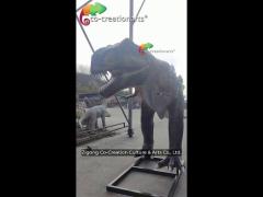 sunproof fiberglass animatronic t rex theme park dinosaurs customized