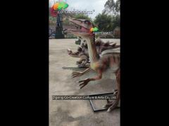 personalized customization fiberglass animatronic replica realistic  dinosaur model