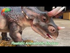 waterproof animatronic triceratops life size animatronic dinosaur for amusement park