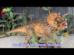 simulation life size animatronic triceratops for jurassic park