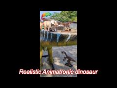 head rotation life size animatronic dinosaurs simulation hadrosauridae
