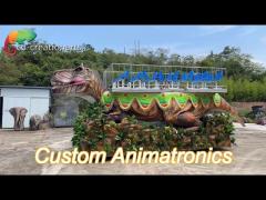 animatronic t-rex float animatronic dinosaur car for theme park decoration festival equipment