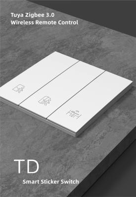 China Van de de Scèneschakelaar van Zigbee van de stickerstijl van de de Muur de Slimme Schakelaar Draadloze Kunststof Te koop