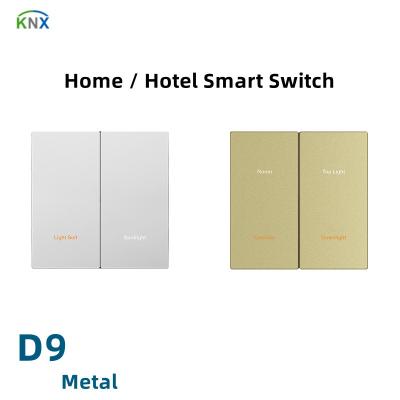 China Home / Hotel Push Button Smart Switch Electrical KNX Wall Switch for sale