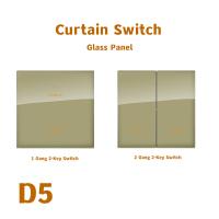 China RS485 Protocol Push Button Light Switch Smart Scene Wall Switch Curtain Switch for sale