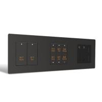 China UK Square Box Modbus Wall Switch , Rs485 Switch Plastic Push Button for sale