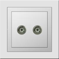 China HA6 Plastic Tv Cable Wall Socket fireproot  Premium PC front board for sale