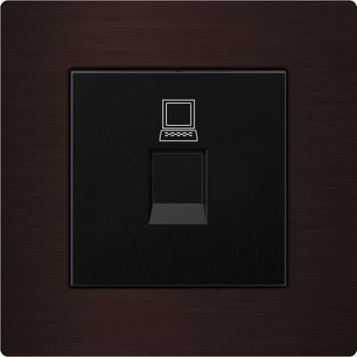China UK standard Multimedia Wall Socket , Data Socket Outlet Rj45 CAT 5 / 6 for sale