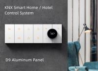 China Backlight Style KNX Wall Switch Full Metal Button Controlling Lamp for sale