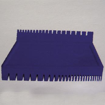 China Rubber Graining Comb,Trapeziform Notched Plastic Scraper, Item#RYMS15 for sale