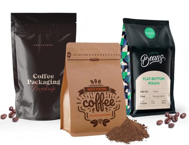 Coffee and Tea Packaging Pouches