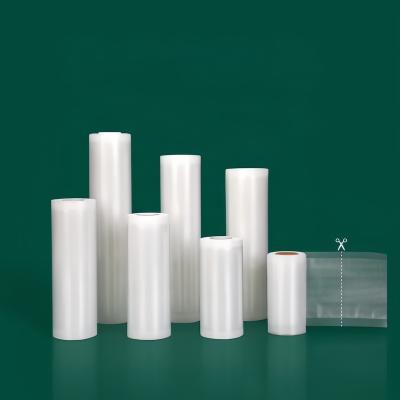 China Embossed Food Storage Vacuum Bag Transparent Flexible Vacuum Roll Bag  for sale
