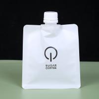China Lightweight Flat Bottom Coffee Pouch Environmental Friendly With Valve for sale