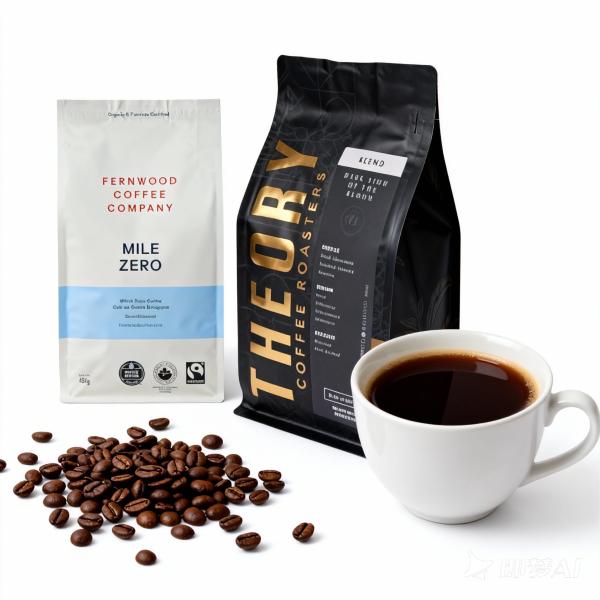 Quality Recyclable Printed Coffee Pouches Dual Purpose Customizable 8oz-32oz for sale