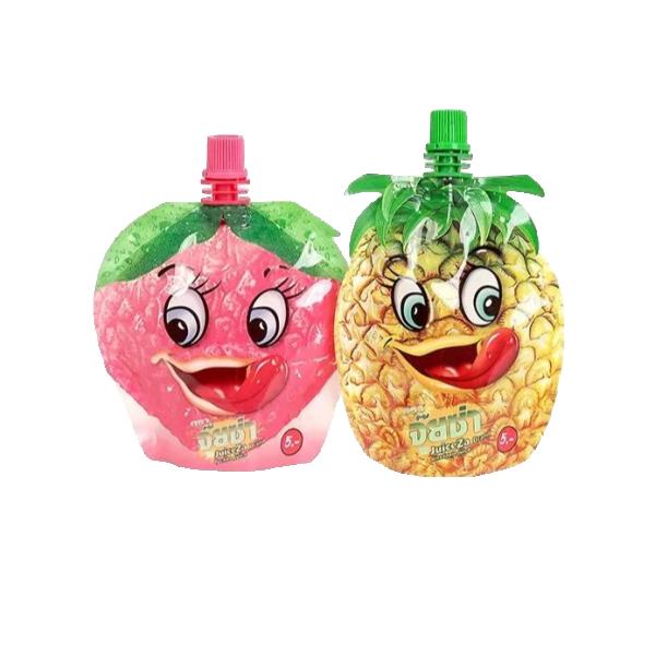Quality 100ml Custom Juice Pouches Leakproof Portable Spout Pouch For Juice for sale