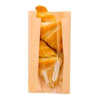 China Convenient Kraft Paper Bread Bags Environmentally Friendly Kraft Bread Packaging for sale