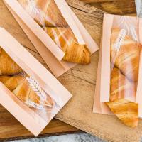 China Convenient Kraft Paper Bread Bags Environmentally Friendly Kraft Bread Packaging for sale