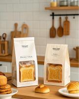 China Convenient Kraft Paper Bread Bags Environmentally Friendly Kraft Bread Packaging for sale
