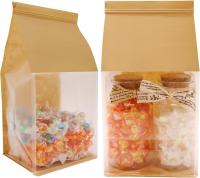 China Convenient Kraft Paper Bread Bags Environmentally Friendly Kraft Bread Packaging for sale