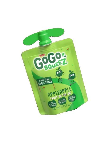 Quality 90g Apple Puree Baby Food Spout Bag With Anti-Swallowing Lid for sale