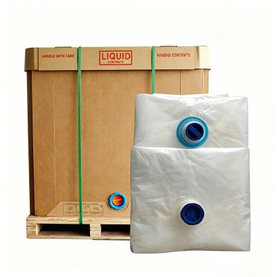 China Food Grade Cardboard IBC Tank | 1000L Collapsible Liquid Container for sale