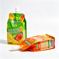 Quality 100ml Special Shape Juice Spout Pouch Eco Friendly Drink Pouch Packaging for sale