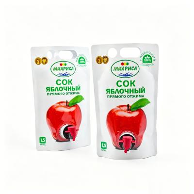 China Eco Friendly Materials Apple Juice Packaging Pouch Innovative Custom Design for sale