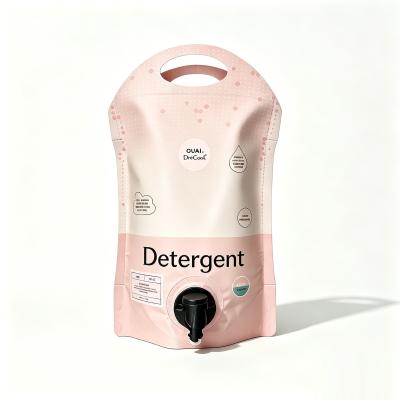 China Corrosion Resistant Home Care Packaging Pouch Laundry Detergent Eco Friendly Packaging With Valve for sale
